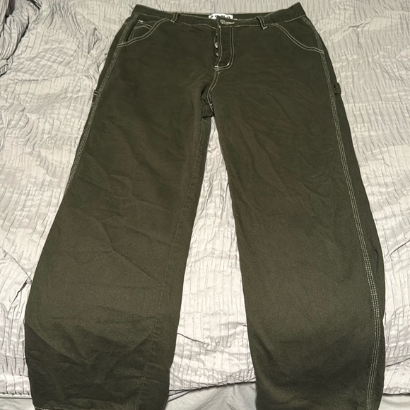 Song | Jeans | Sage Green Baggy Pants | Poshmark